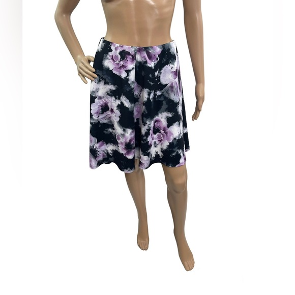 torrid | Skirts | Torrid Plus Size Womens Size Black Purple A Line ...